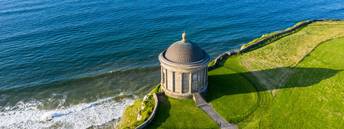 The Mussenden Temple in Northern Ireland • Go-to-Ireland.com