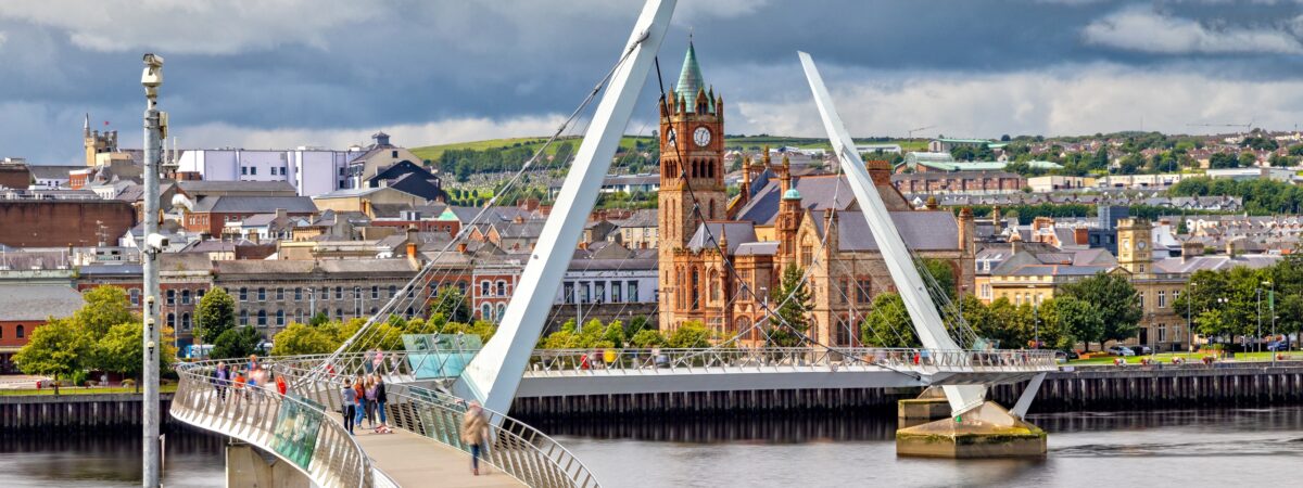 The Derry Peace Bridge - Derry Bridge • Go-to-Ireland.com