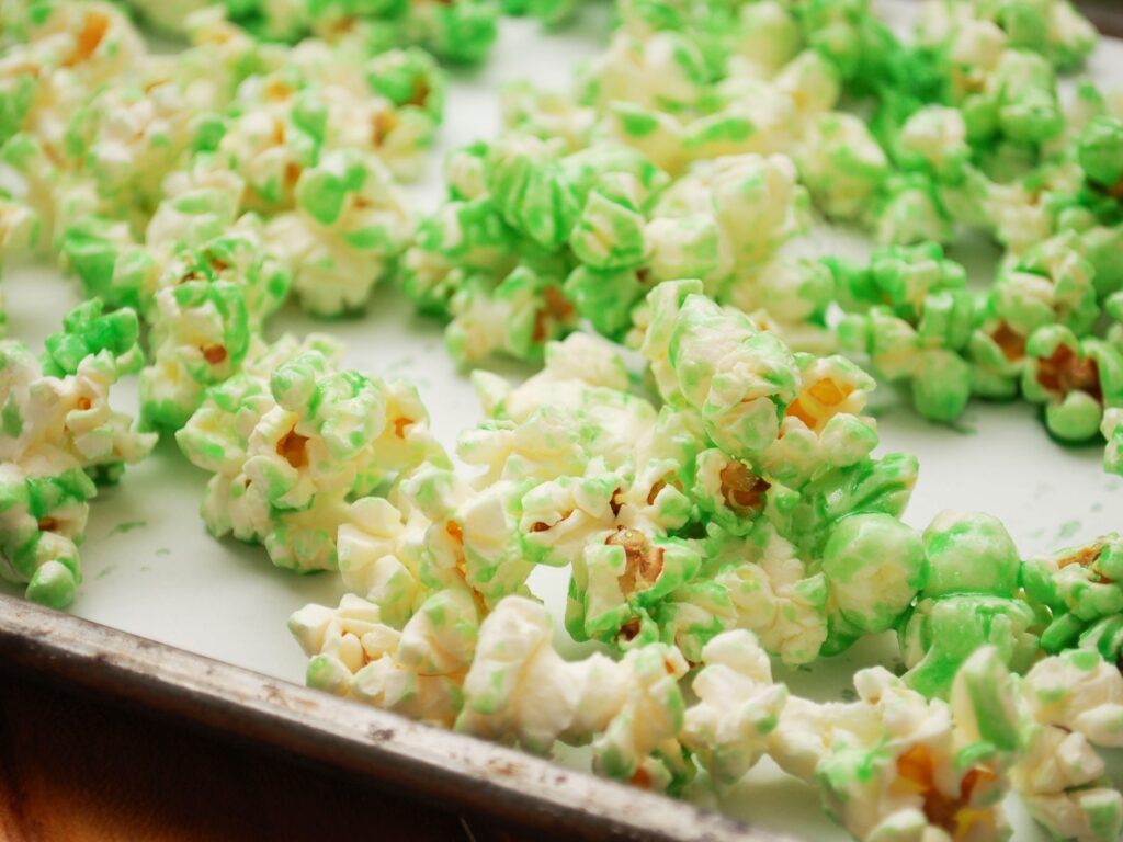 St. Patrick's Day popcorn • Go-to-Ireland.com