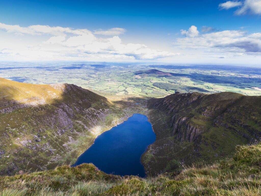Coumshingaun Lough - Irish lake • Go to Ireland.com
