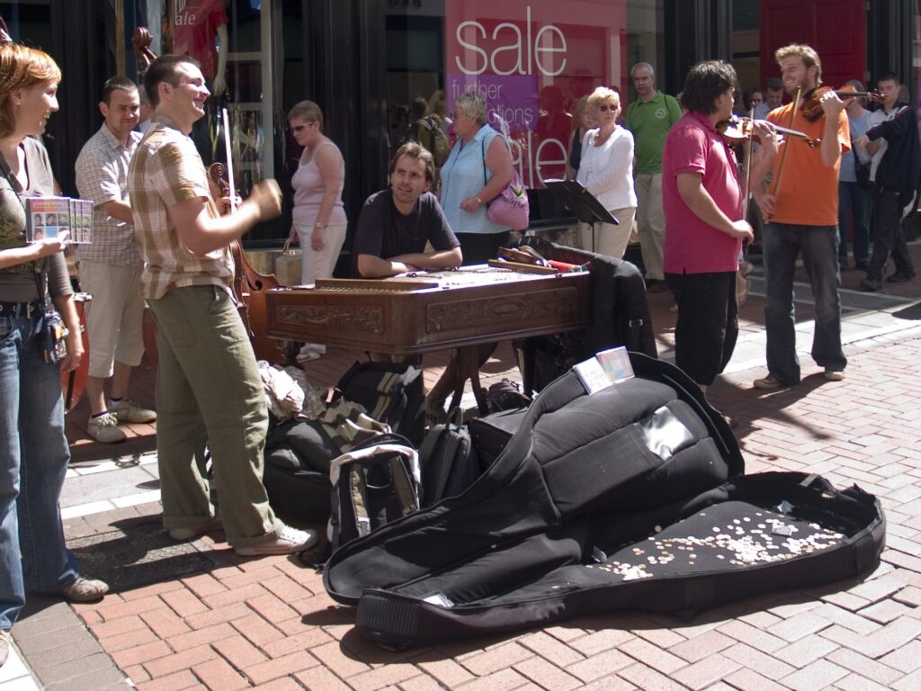 Busking - Street performances in Ireland • Guide Irlande.com