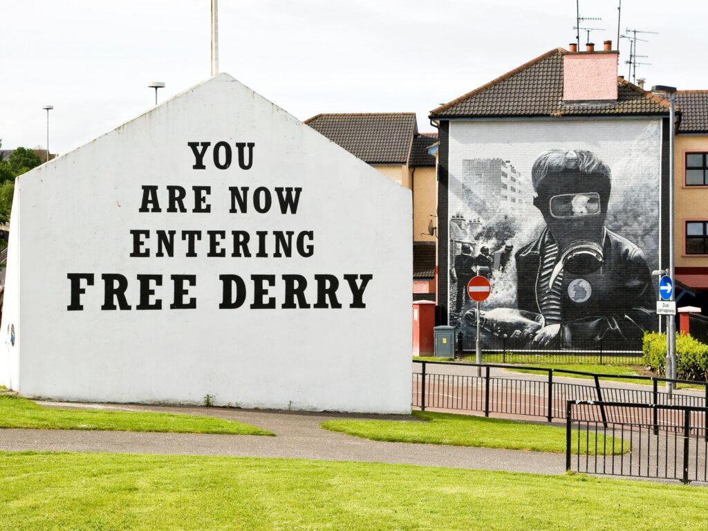 The Free Derry wall - Nationalist wall • Go to Ireland.com