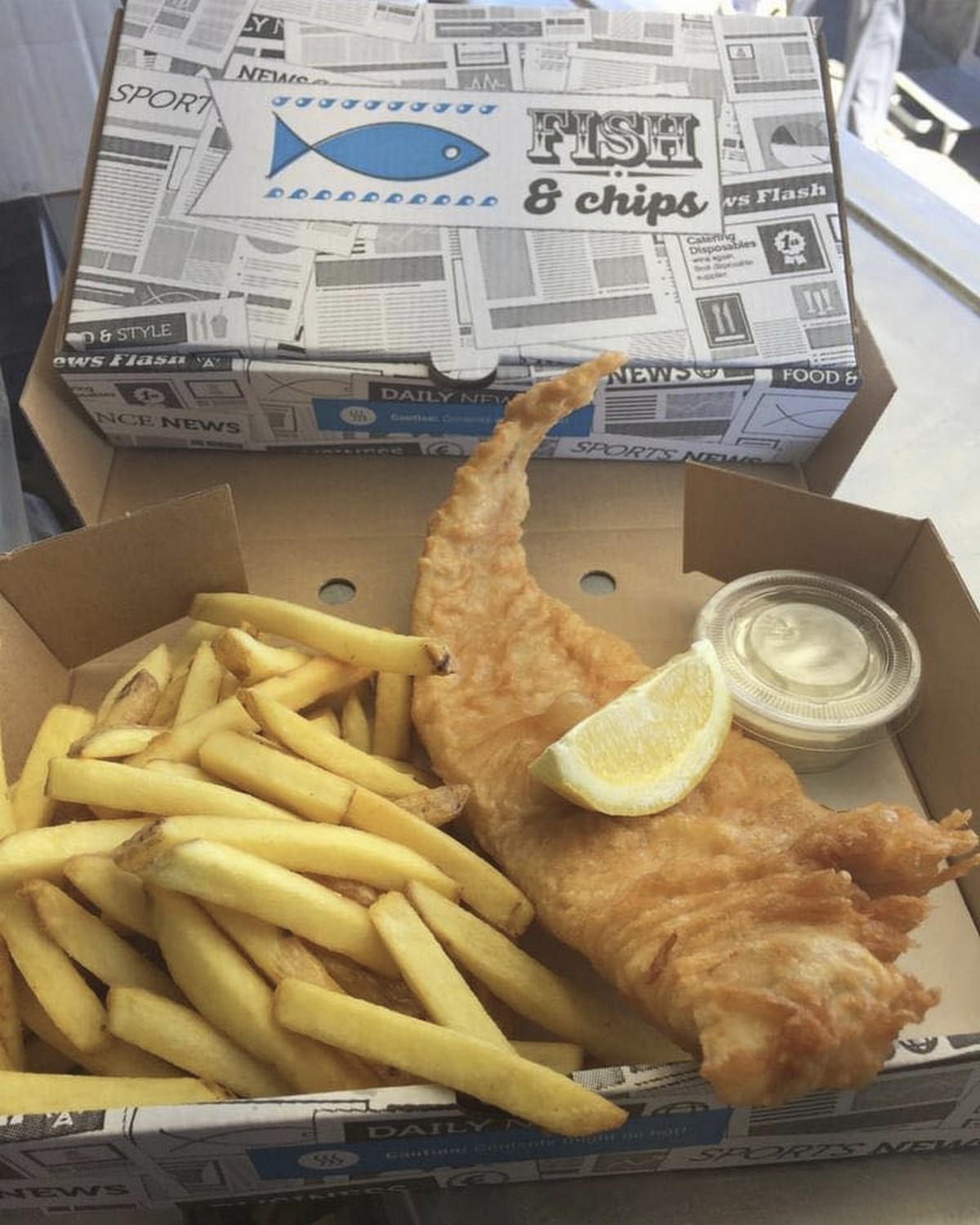 The best fish and chips restaurant in the world... would be in ...