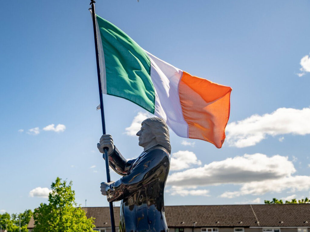 Belfast - A statue of Bobby Sands unveiled on the 44th anniversary of ...